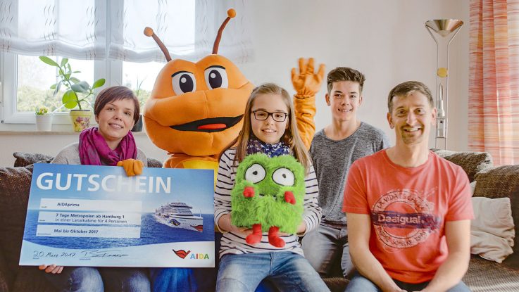 AIDA Clubbies bekommen neuen Freund: Zottel ist Sieger der großen Mal ...